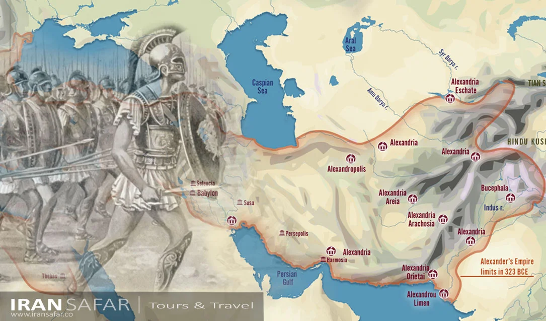 Alexander The Great Timeline A Timeline Map Of Alexander The Great's